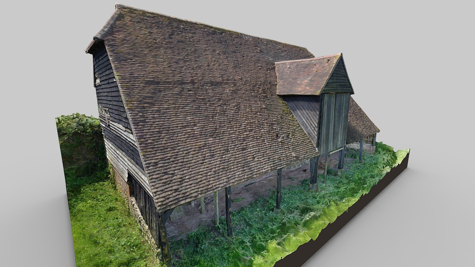 Emley Threshing Barn, Surrey Hills - 3D model by National Trust ...