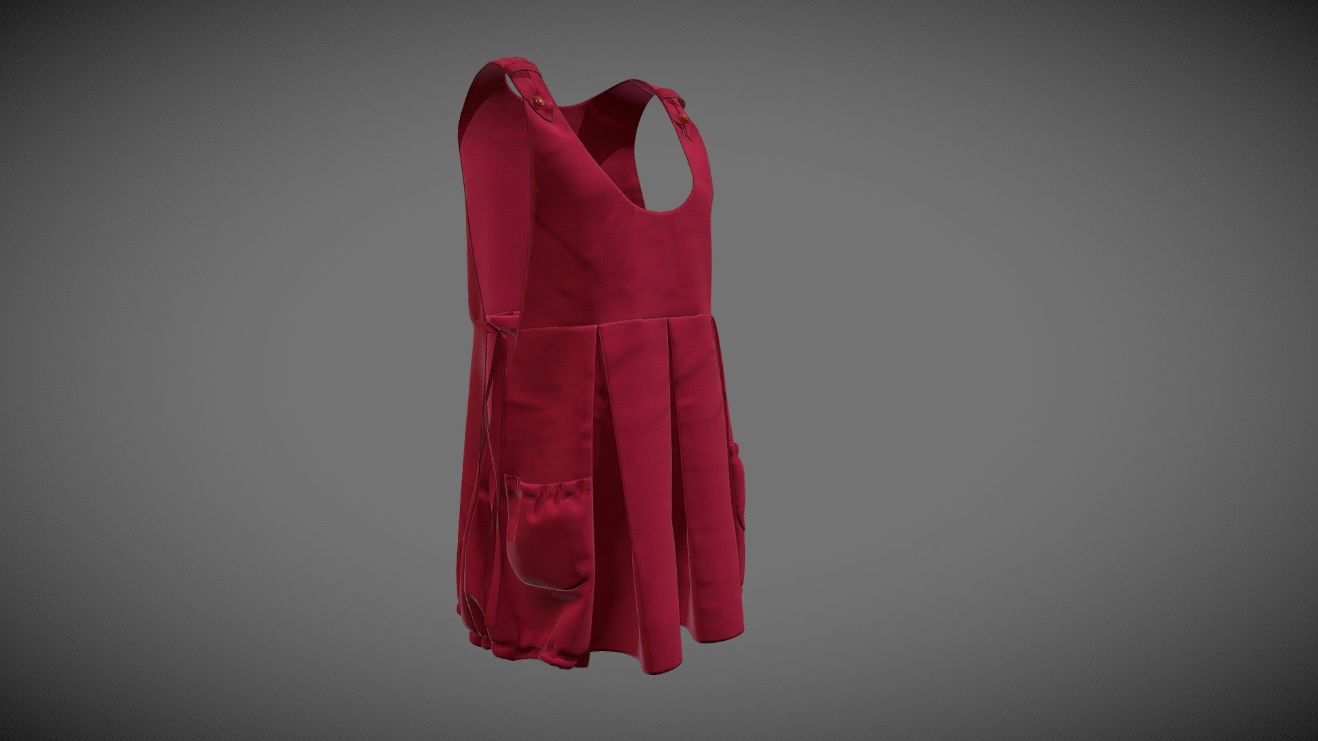 Pinafore dress (Design patent RU130557) - Download Free 3D model by ...