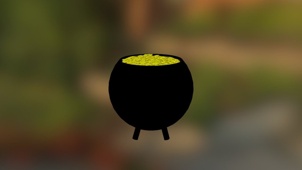 Pot Of Gold - 3D model by alfkid [81a7625] - Sketchfab