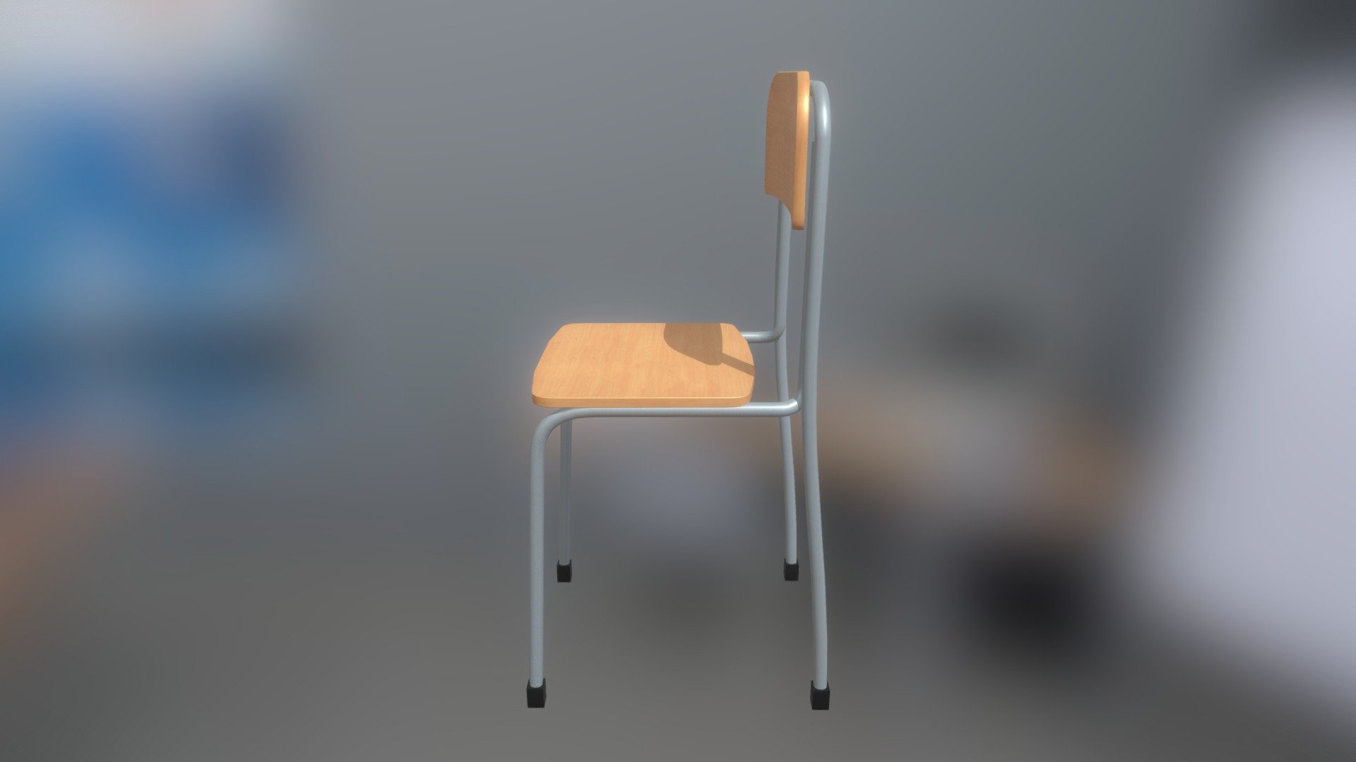 School chair - Download Free 3D model by Dmitry Ternovoy ...