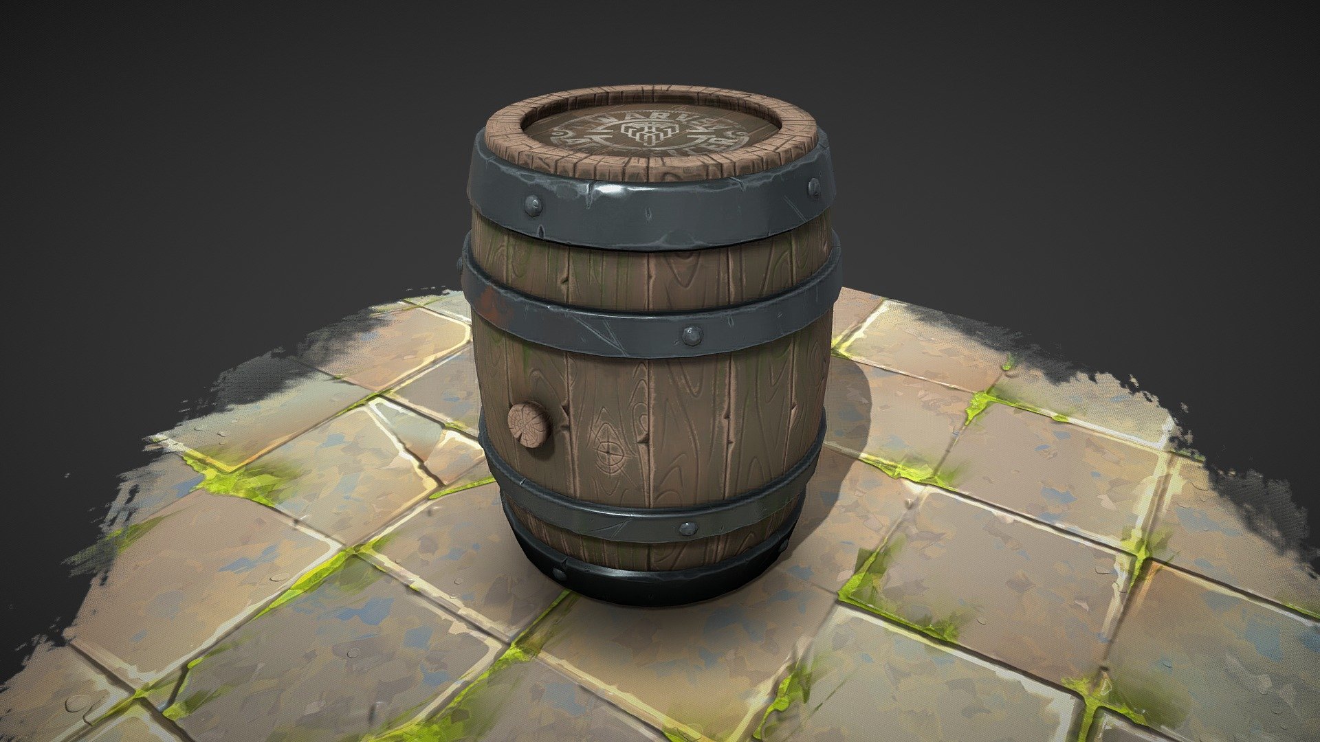 Stylized barrel - Download Free 3D model by EliasArt (@PacificJutt ...