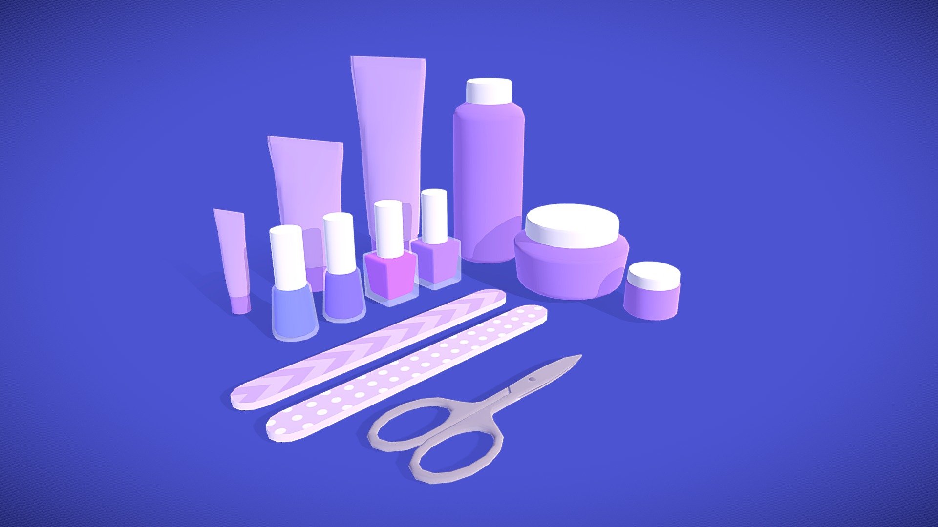 Skincare Set - 3D model by onoaozo [81a7be8] - Sketchfab