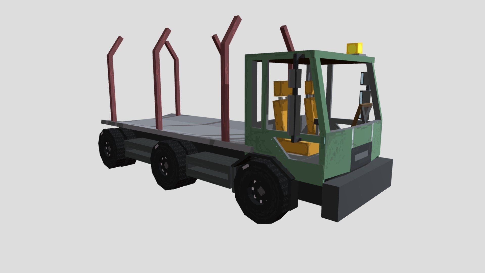 Minecraft Timber Truck - Download Free 3D model by NINGA142 [81a7d41 ...