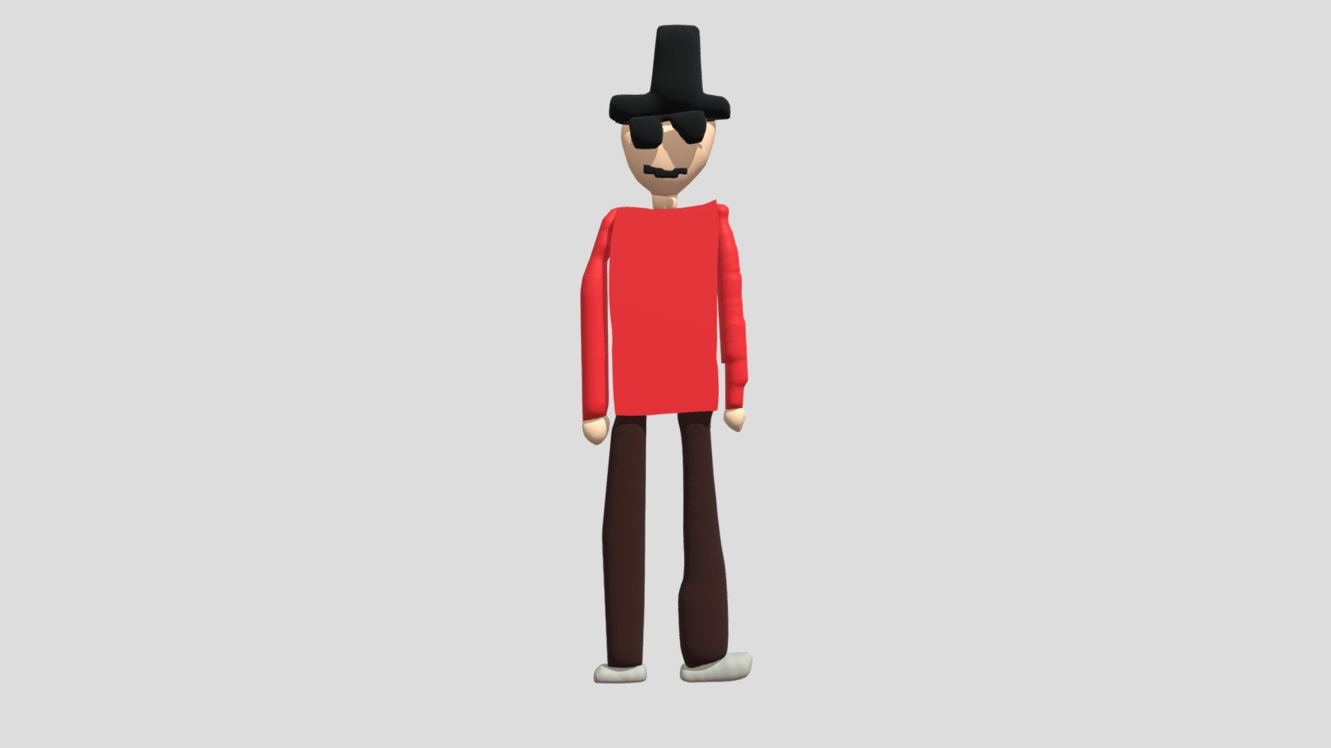 Old Drawn Michael Does Gaming - Download Free 3D model by ...