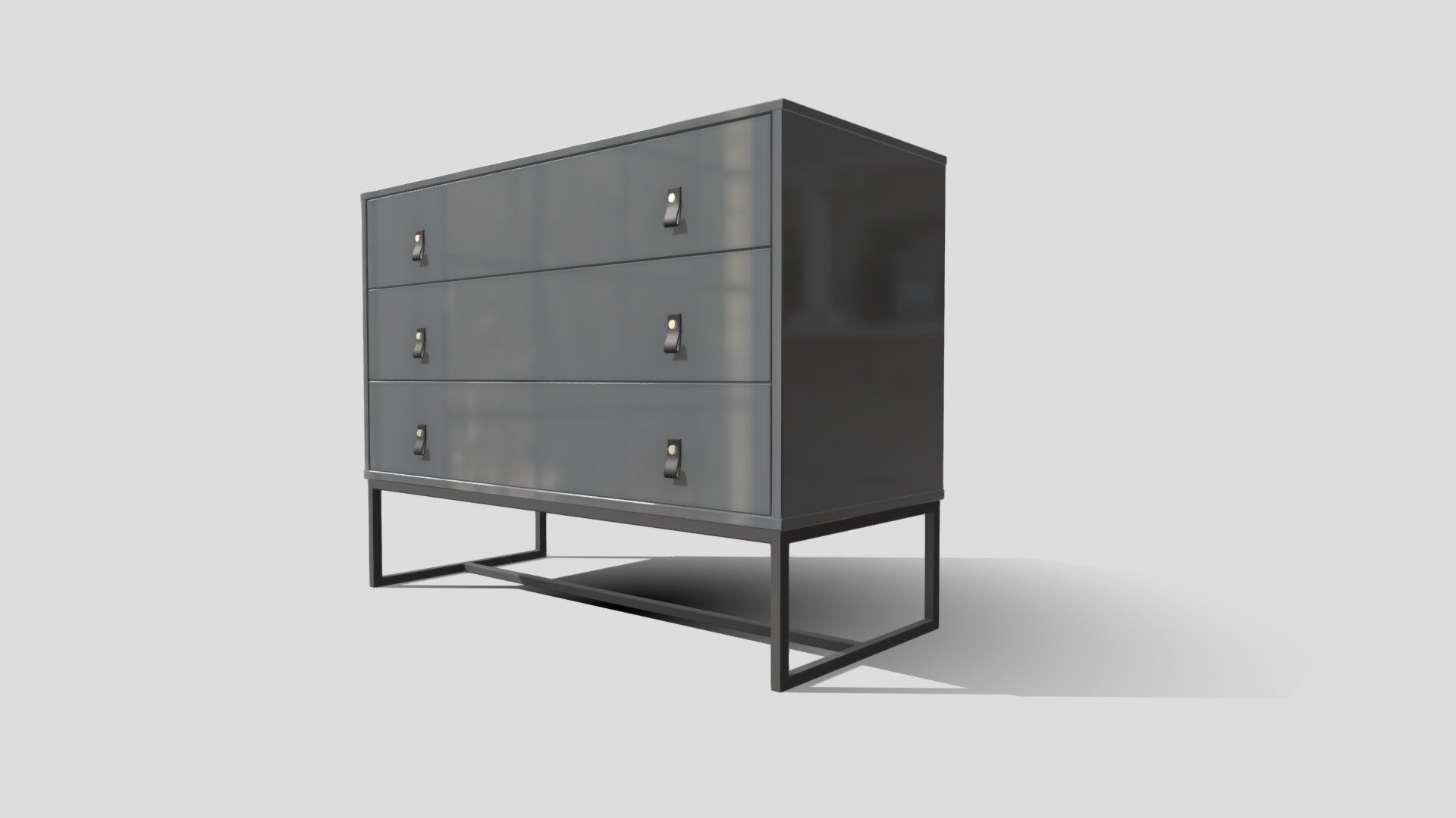 Iridium - Storm Grey - Dresser - 3D model by trendforward [81a8755 ...