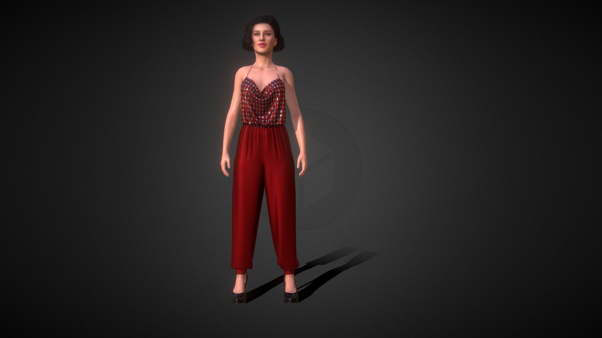 Game Ready Girl - Buy Royalty Free 3D model by OrnaLabs [81a9250 ...