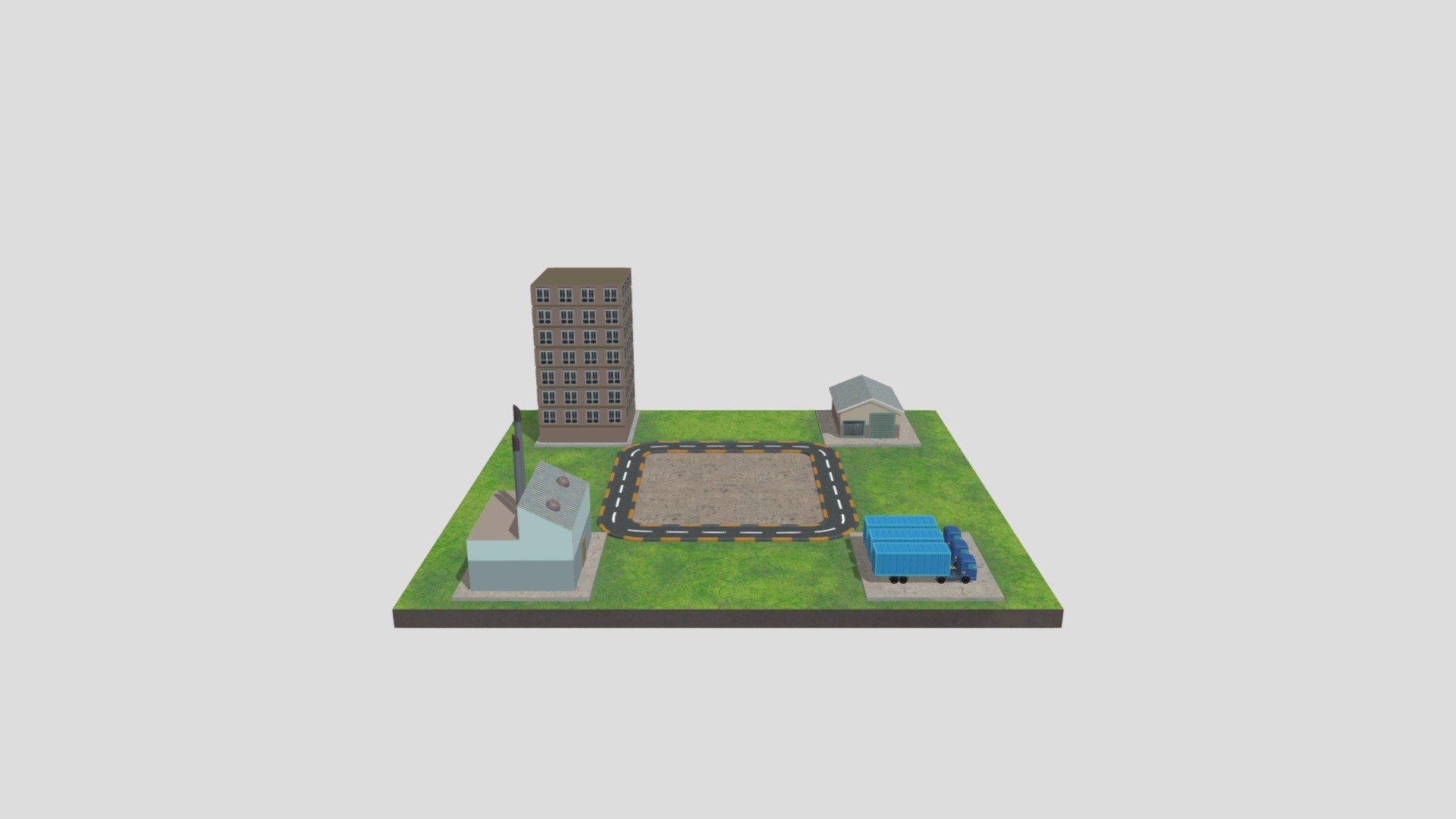 factory area - Download Free 3D model by Andreal3ast [81ac9a6] - Sketchfab