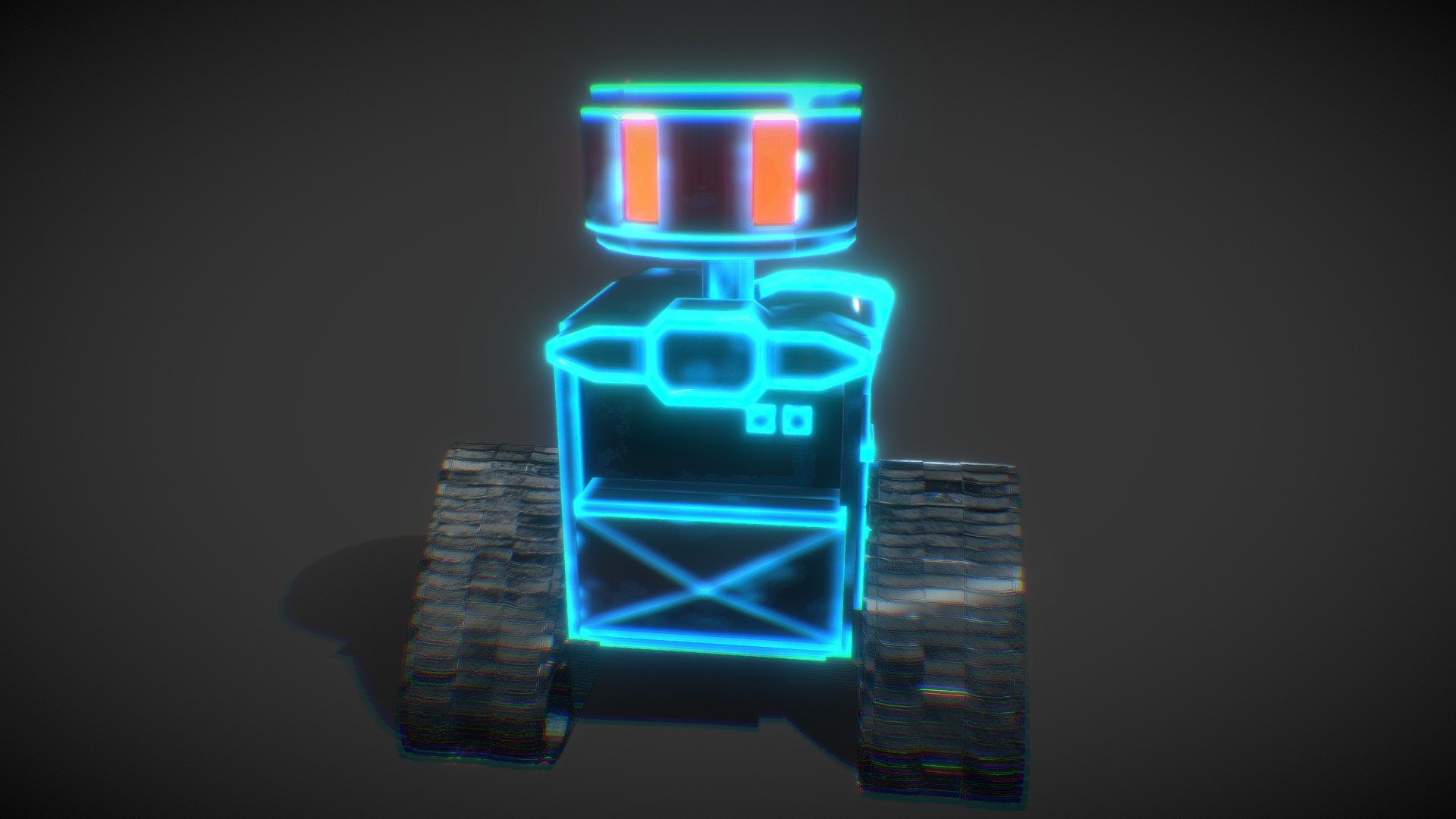 Tron Inspired Robot - 3D model by AXDM [81acfe5] - Sketchfab