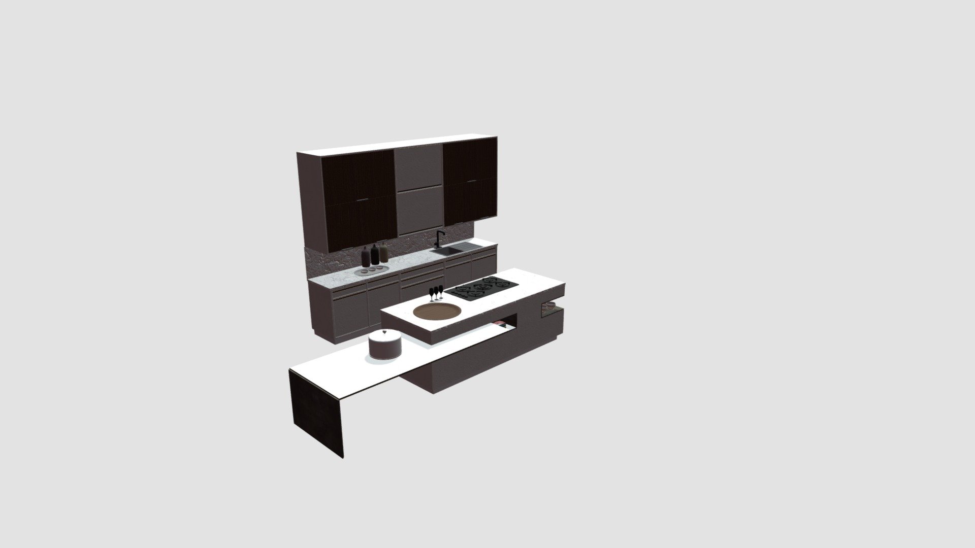 kitchen - Buy Royalty Free 3D model by Evermotion [81ad042] - Sketchfab ...