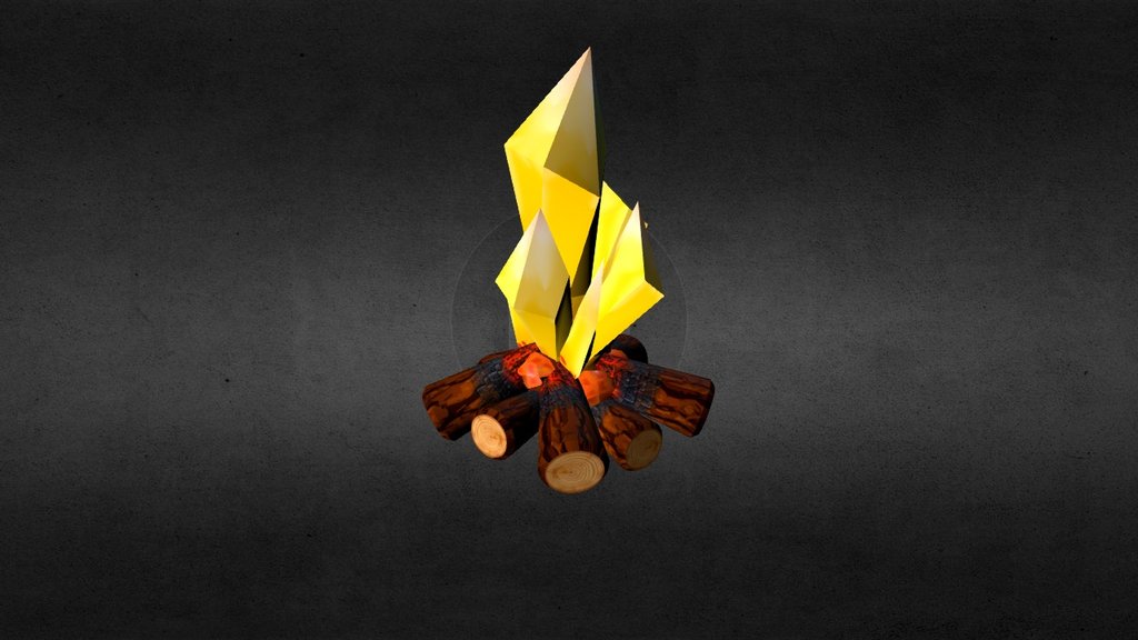 Camp Fire - 3D model by Vrbit (@stigo) [81ae24d] - Sketchfab