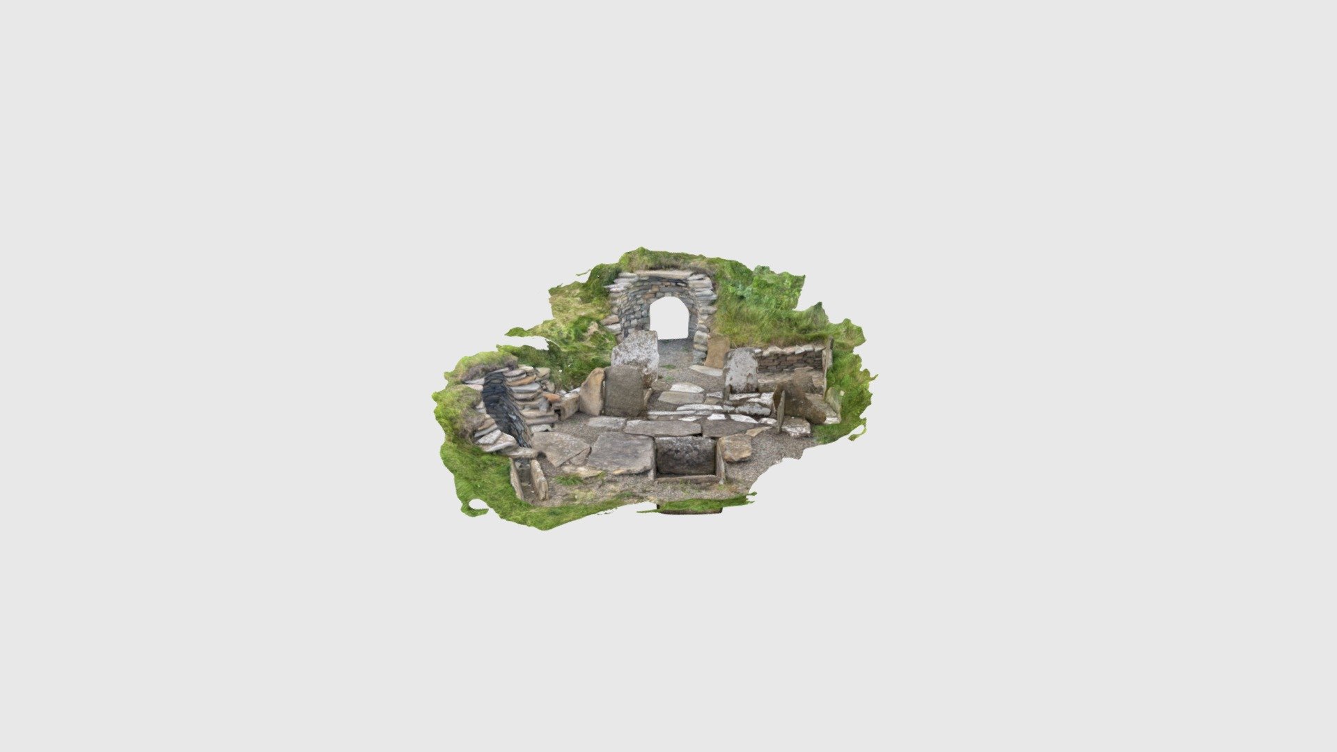 Meur Burnt Mound, Sanday - Download Free 3D model by Megalithomania ...