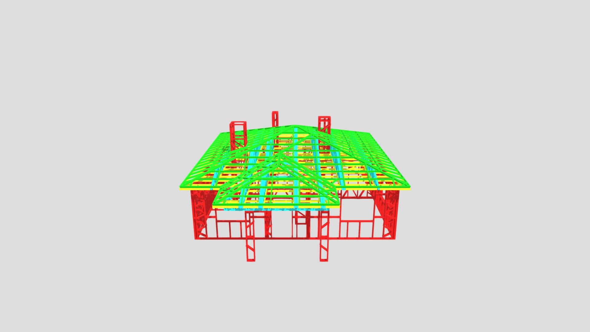 Ocak 2026 Statik Tip1 Köy Evi (Onay ve Üretim) - 3D model by Erkaan ...