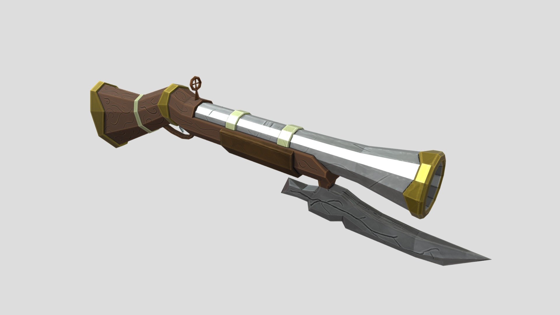Dwarf Gun - Download Free 3D model by Daniel.Marquez2 [81b2681] - Sketchfab