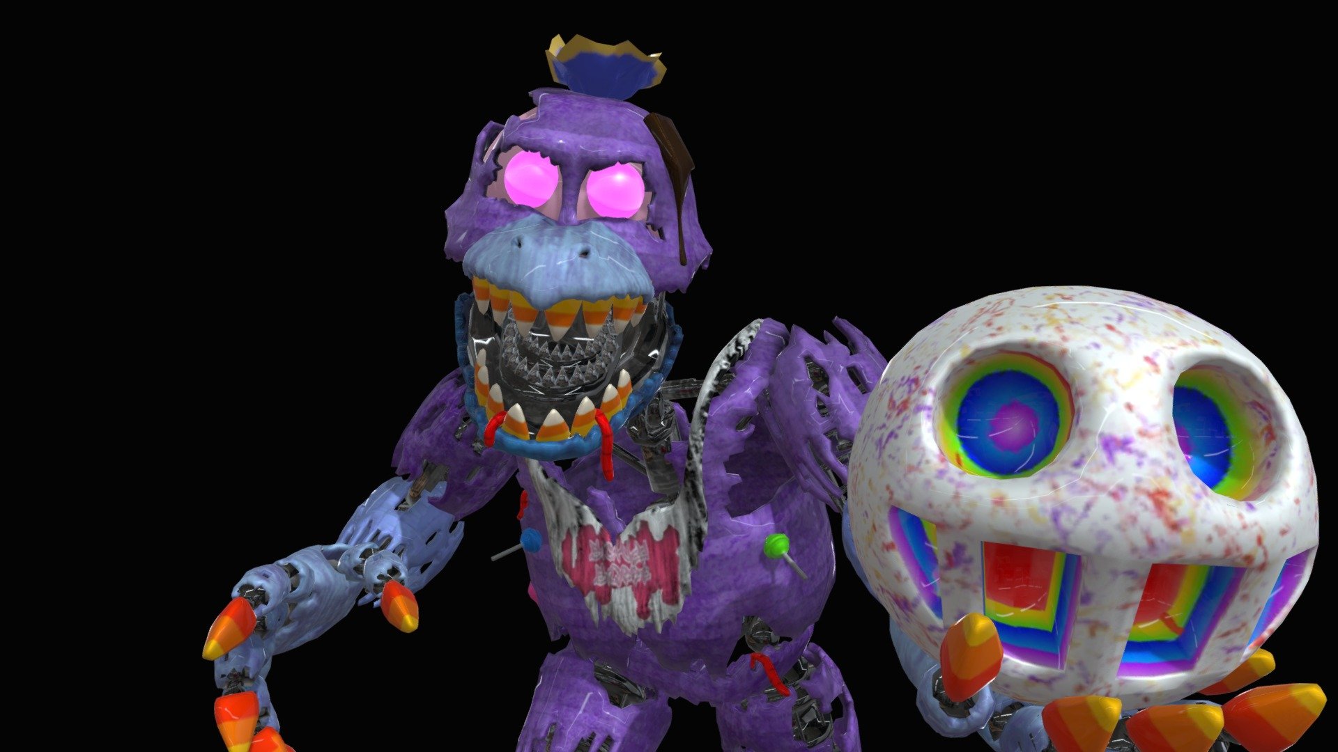 Sweet Tooth Jack-O-Chica Skin (Forsaken AR) - Download Free 3D model by ...