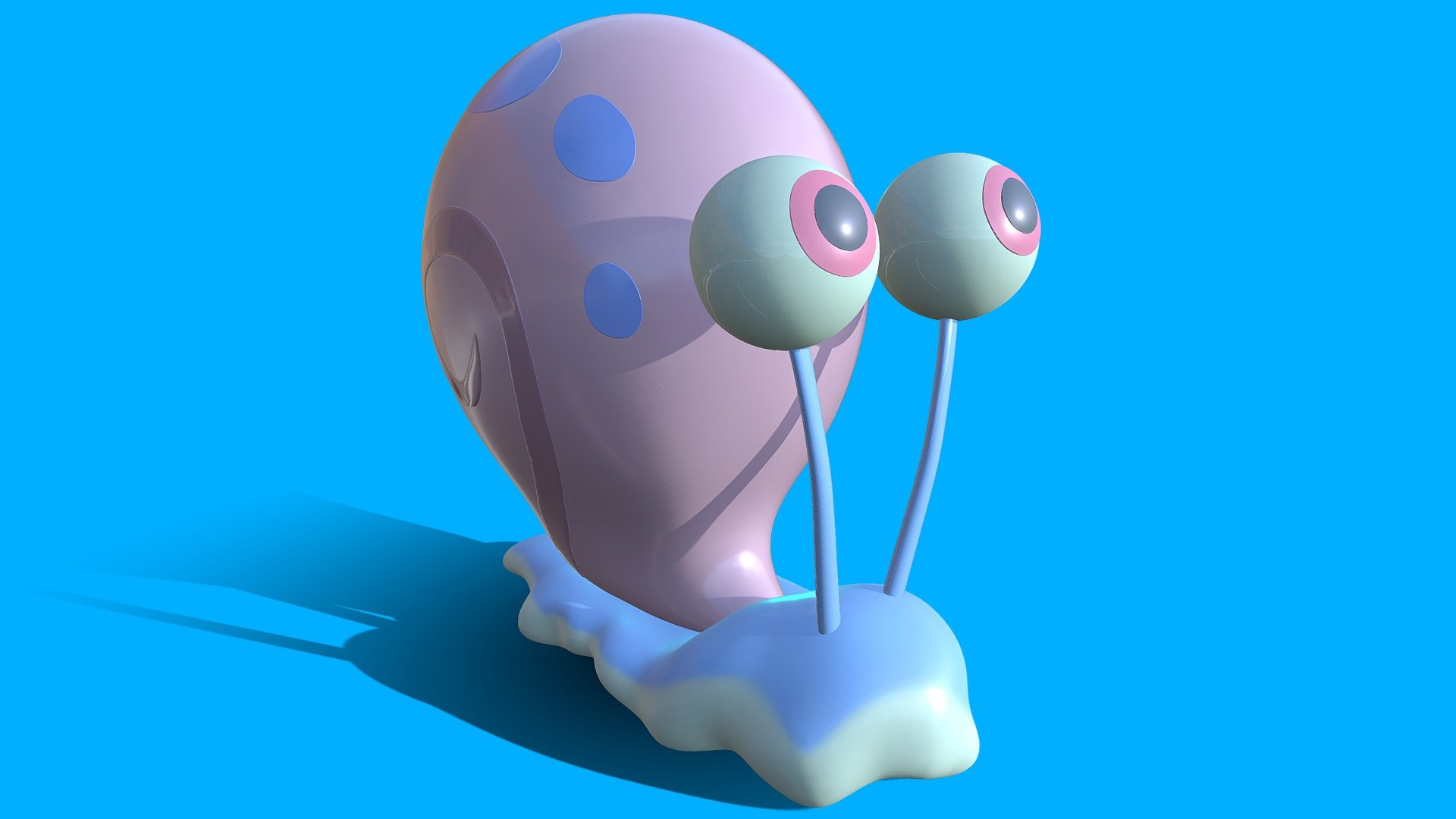 Gary Spongebob 3D Model - Buy Royalty Free 3D model by Gabriel Diego ...
