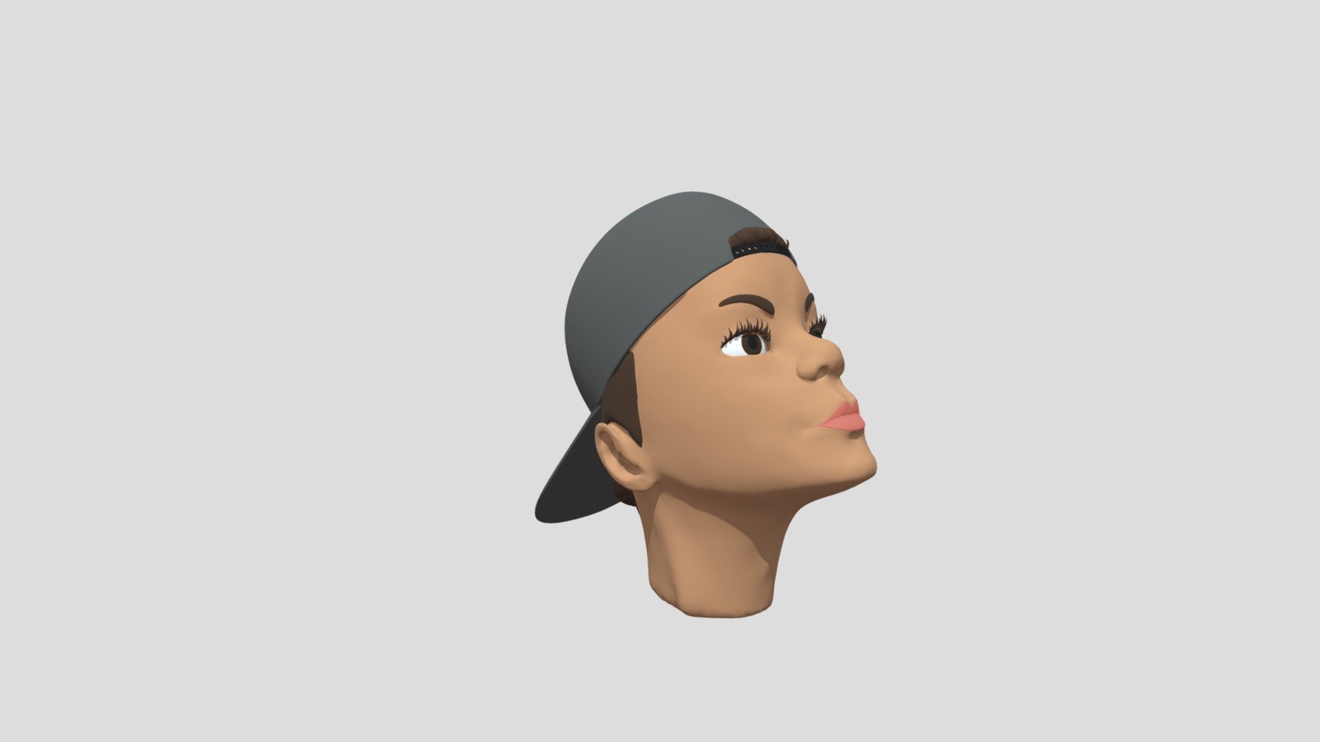 Blender: Toony portrait - 3D model by raya.creates [81b8cce] - Sketchfab