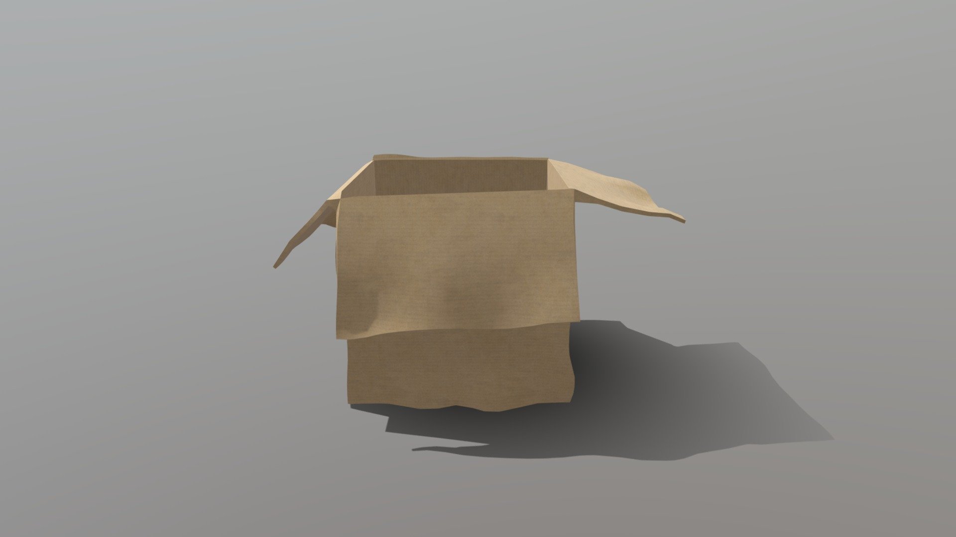 Cardboard box - Download Free 3D model by 20001341 [81b915f] - Sketchfab