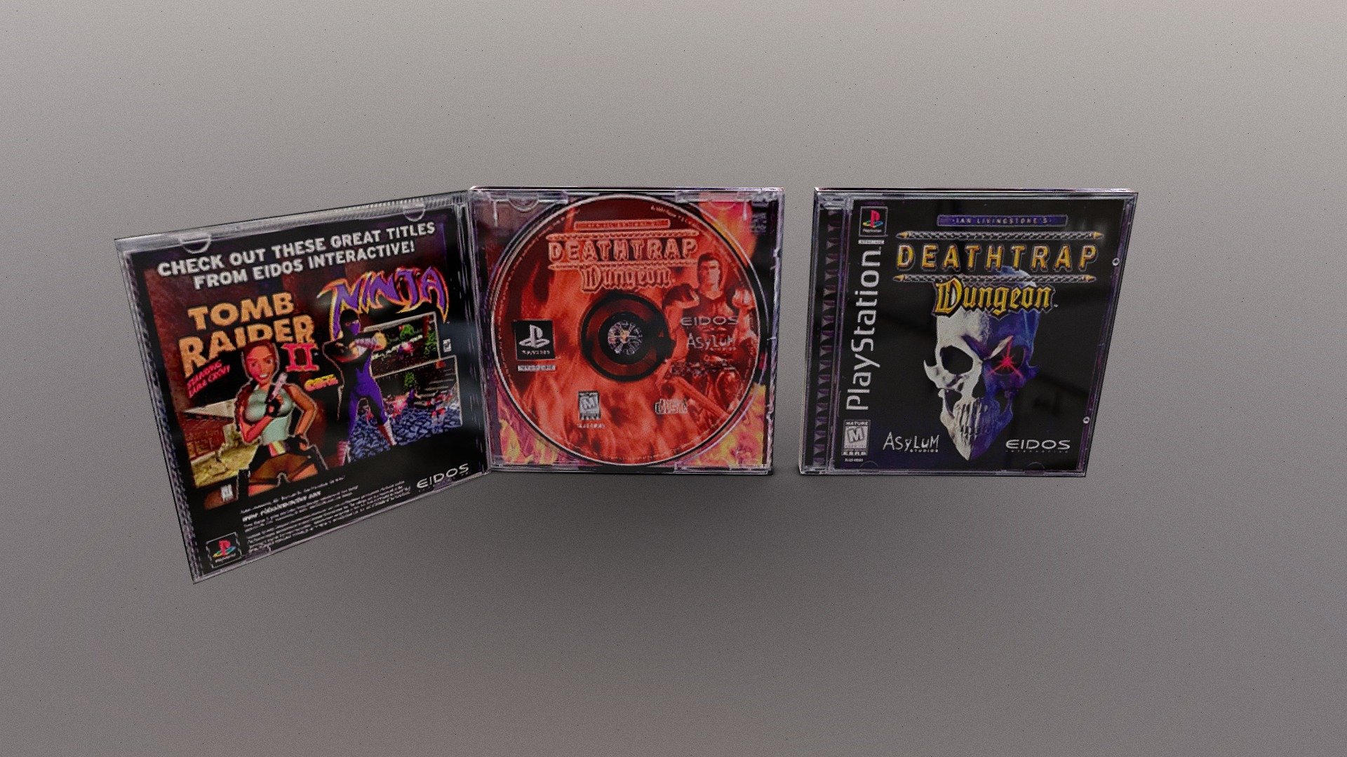 PS1 Case - Deathtrap Dungeon (1998) - Download Free 3D model by Macky ...