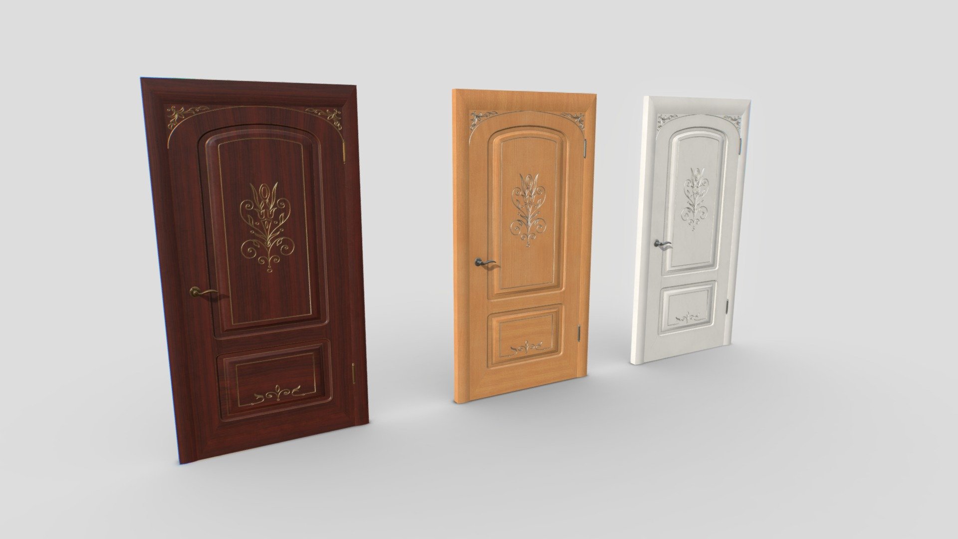 Classic Door pack 1 - Buy Royalty Free 3D model by 32cm [81babdd ...