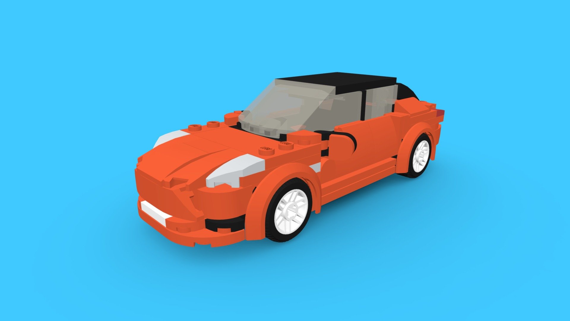 LEGO Tesla Model S MOC [#0133] - 3D model by The Bobby Brix Channel ...