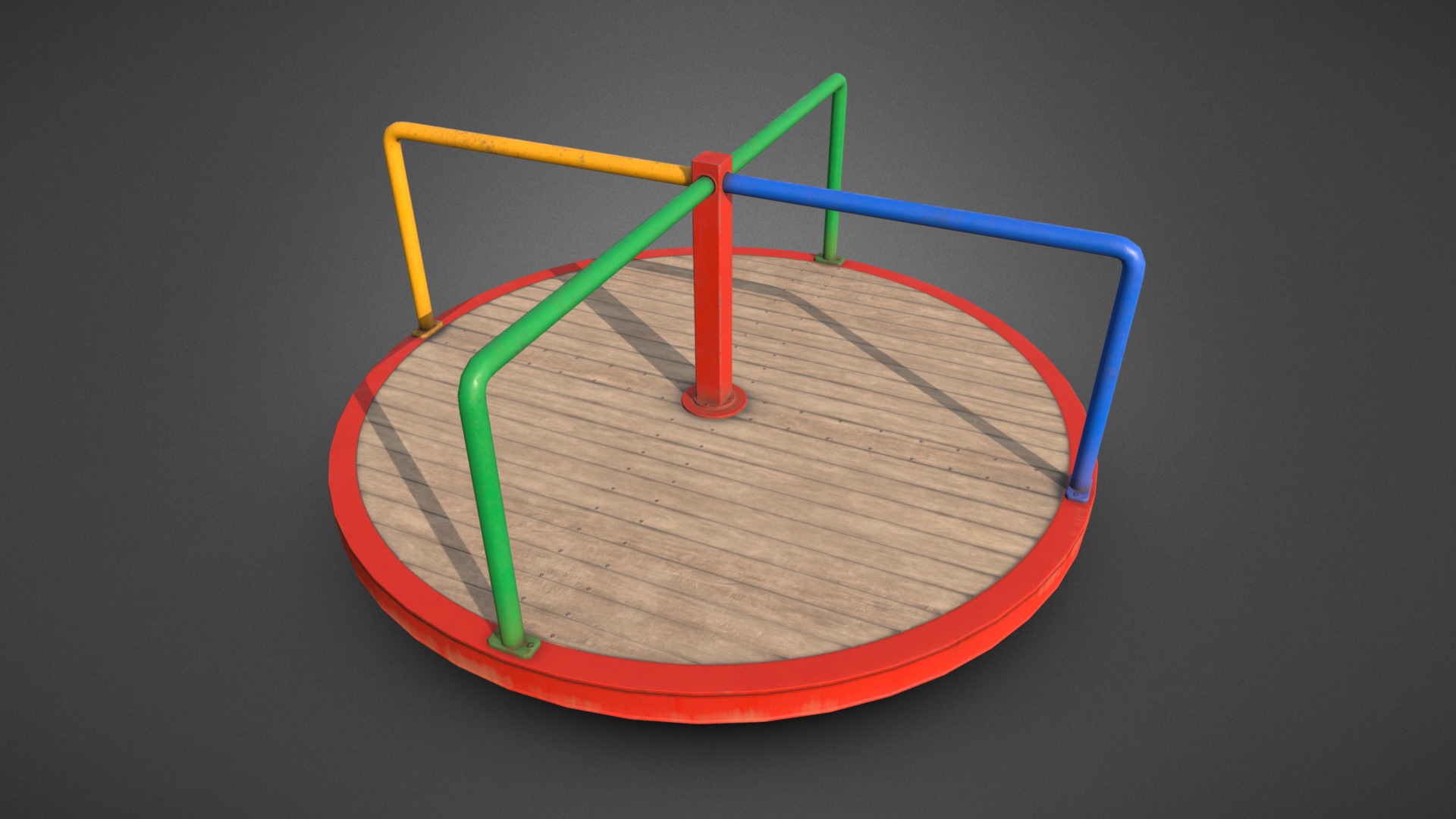Playground Carousel - Buy Royalty Free 3D model by Ringtail Studios ...