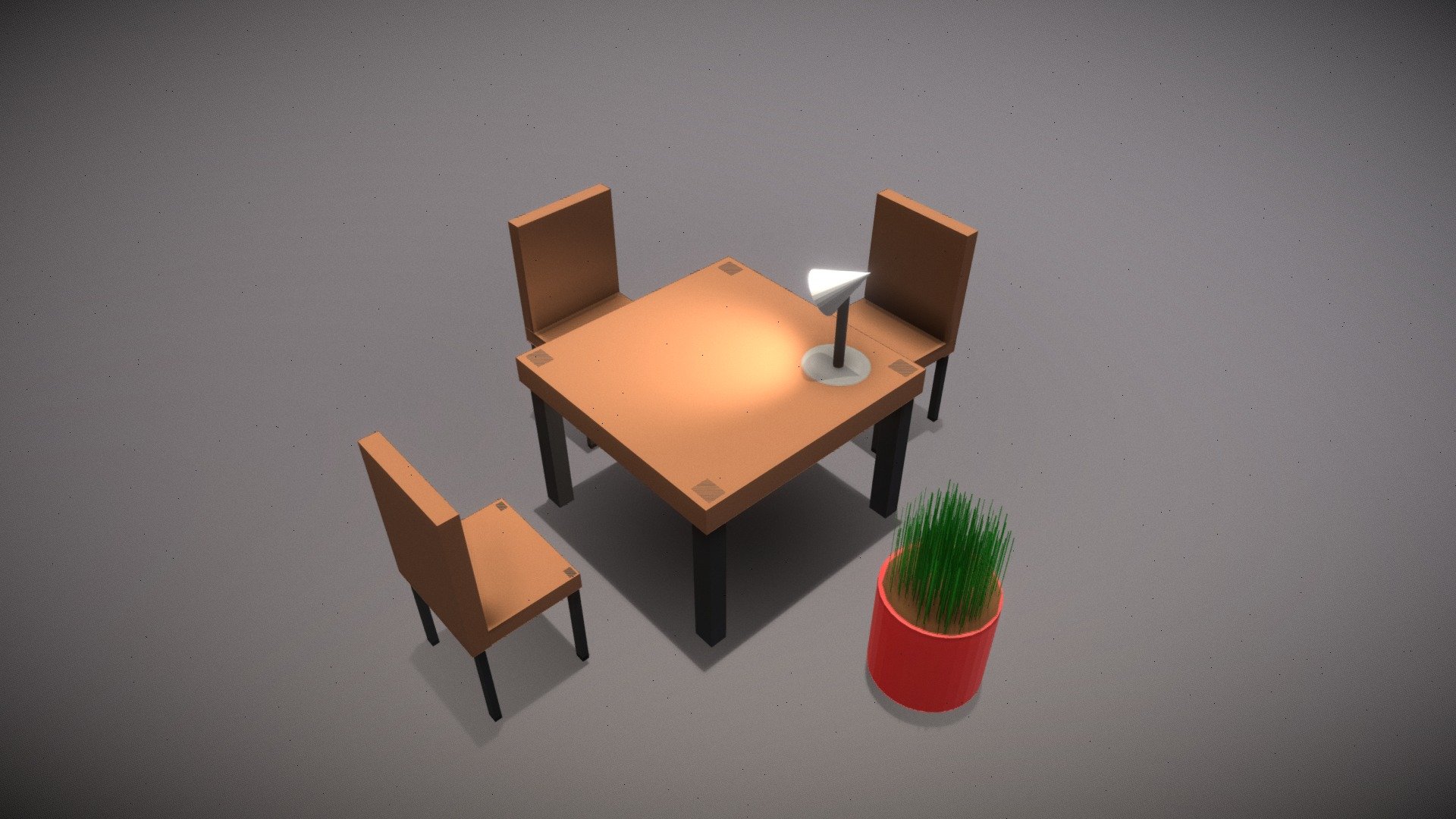 Table and other objects - 3D model by Iza Oprins (@66502) [81be285 ...