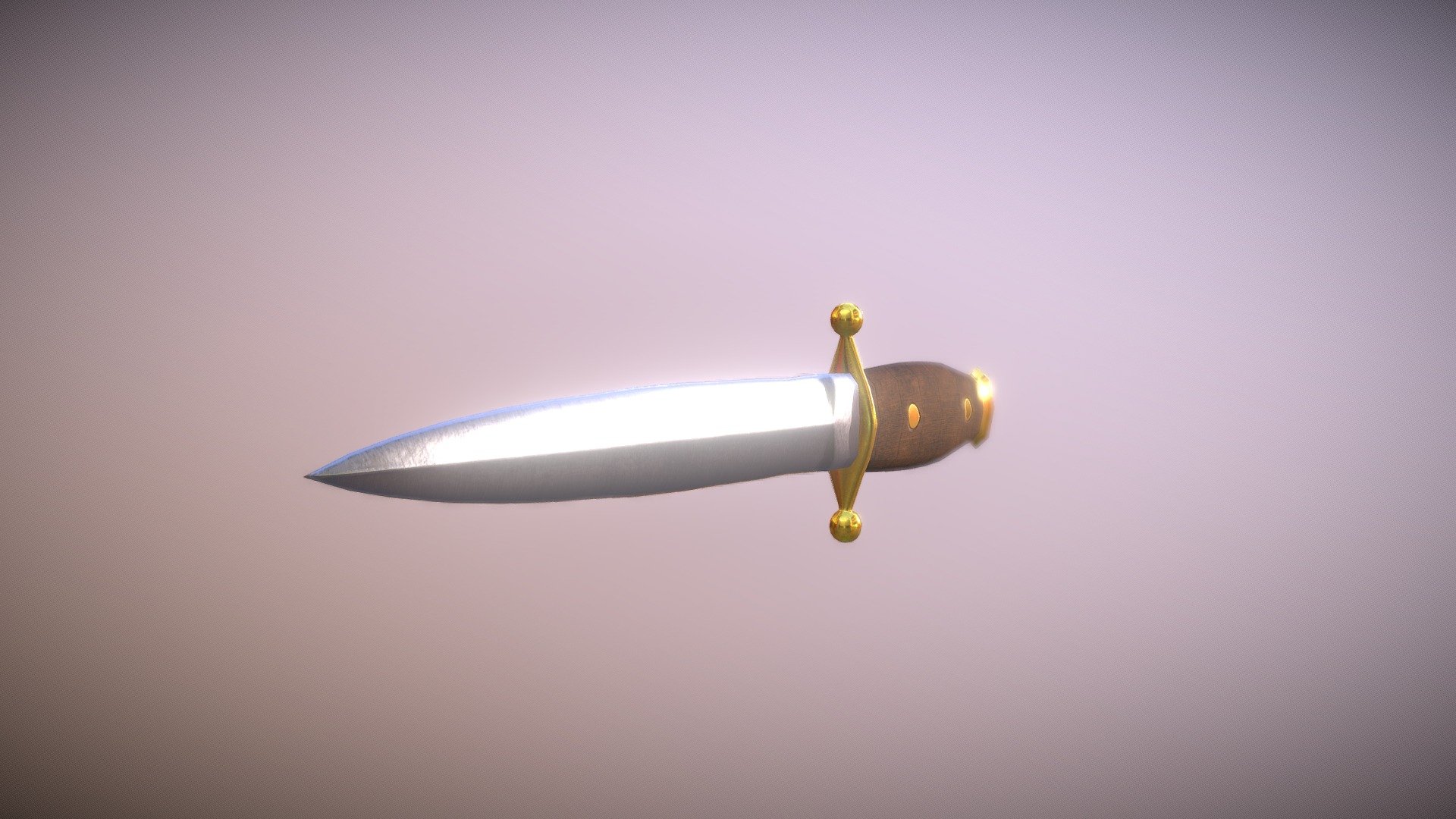 Dagger - 3D model by DeEa545 [81be5a0] - Sketchfab
