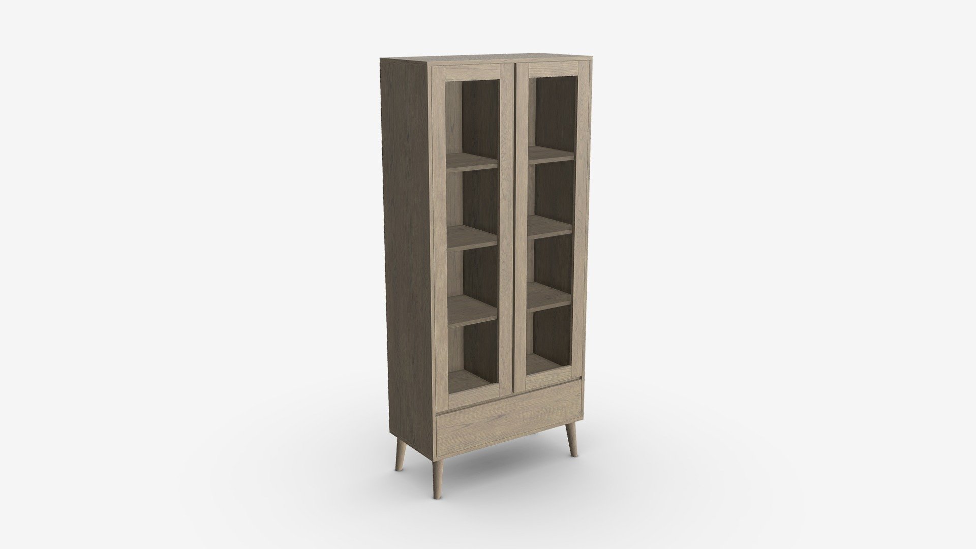 Glass cabinet Nagano - Buy Royalty Free 3D model by HQ3DMOD ...