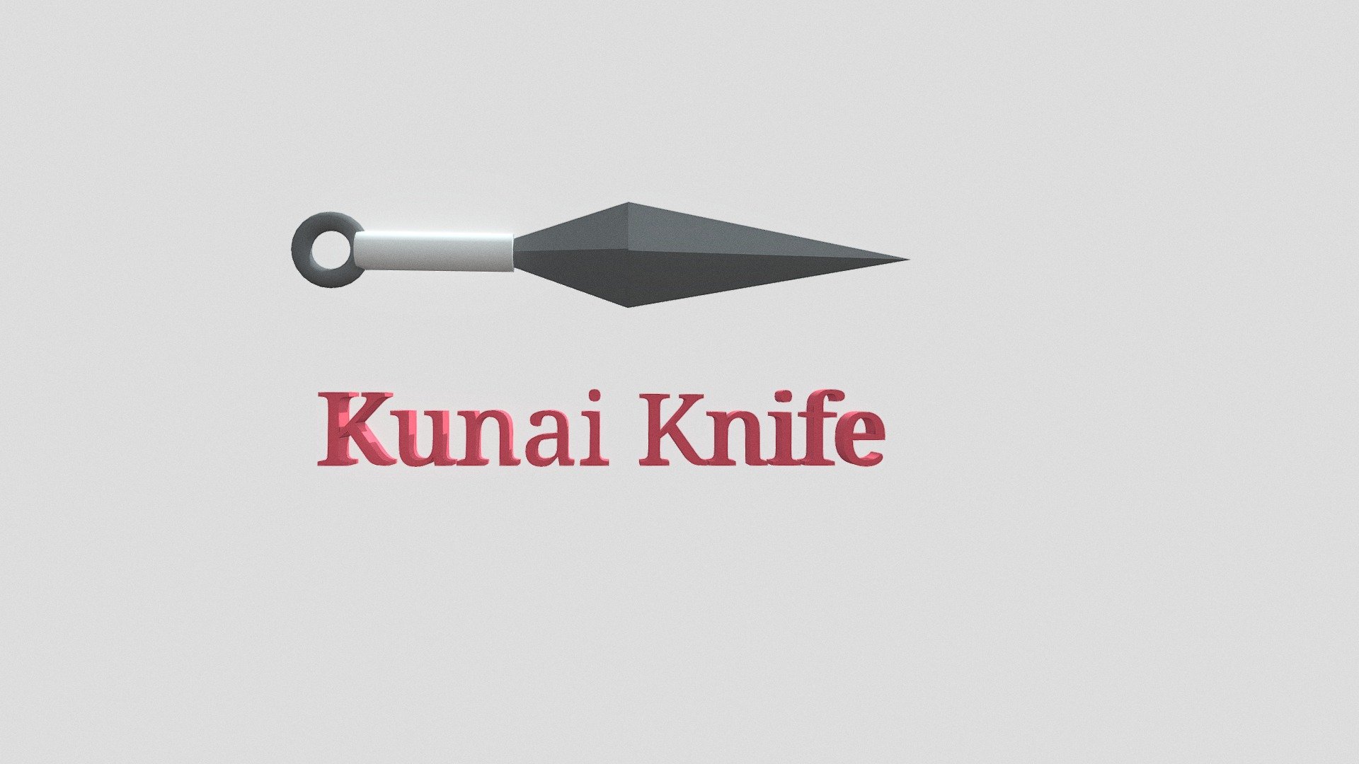 Naruto Kunai Knife - Download Free 3D model by sauceAGEO [81c1c8c ...