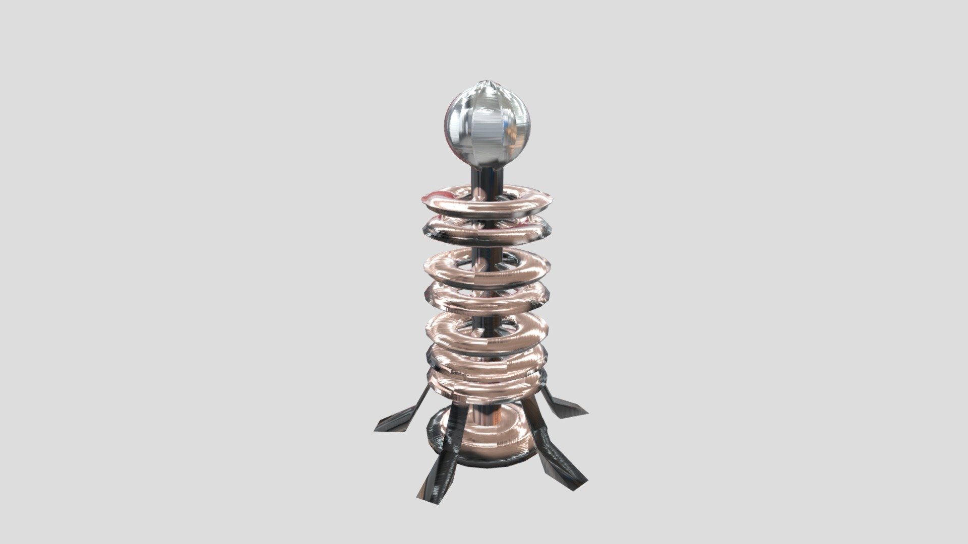 Tesla Turret - 3D model by Daniel_Morrissey [81c458a] - Sketchfab