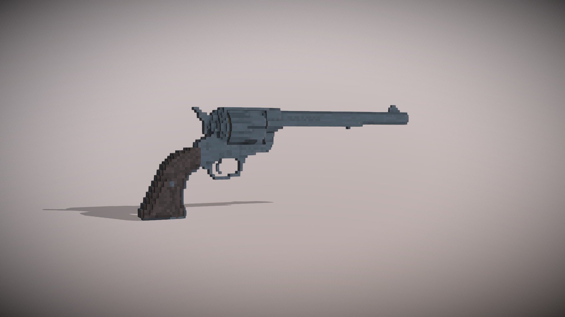 Voxel Colt Peacemaker - Download Free 3D model by Andrakk [81c5878 ...