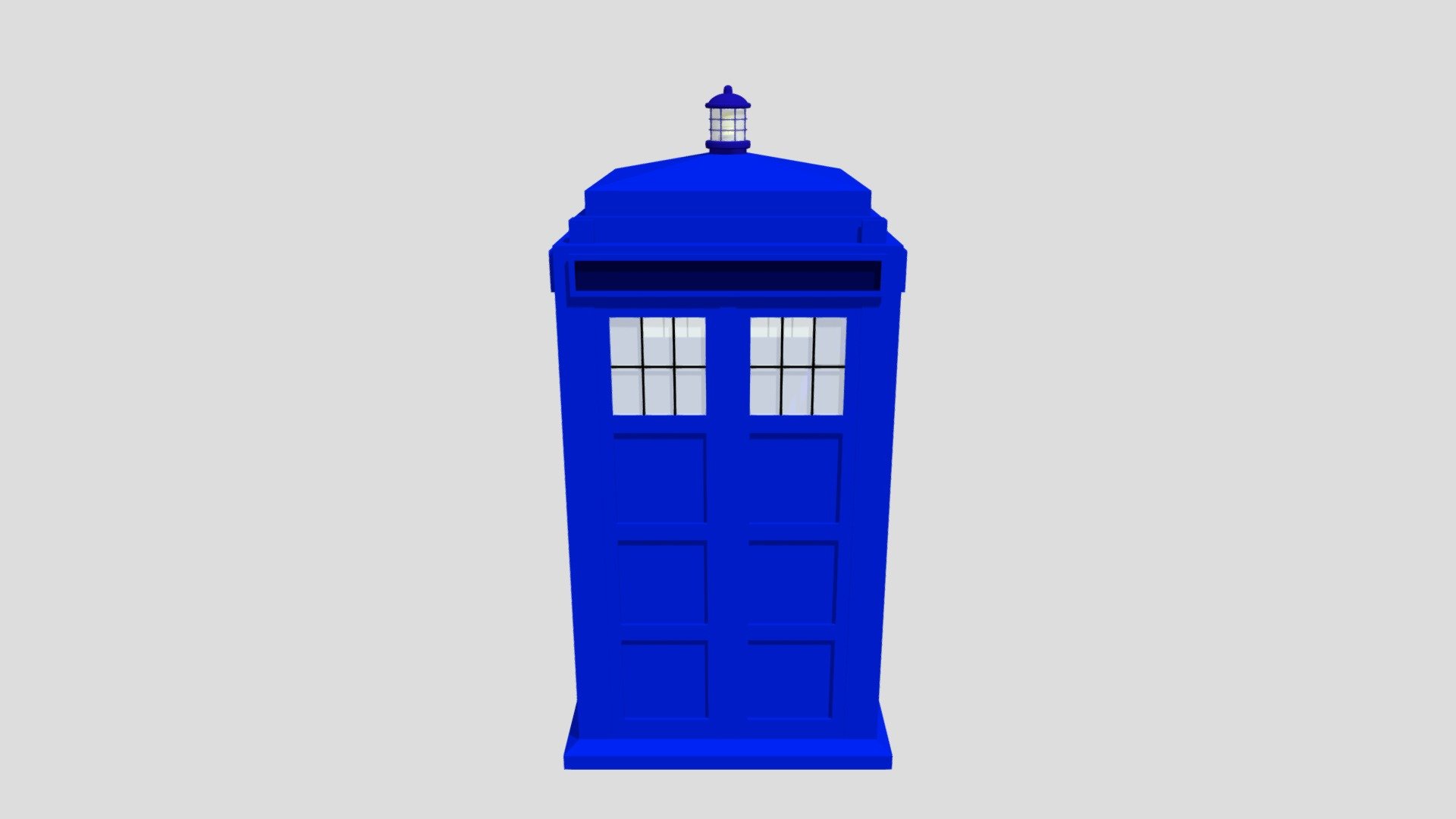 Doctor Who TARDIS - 3D model by MEDICVS (@medicvs4444) [81c6a0c ...