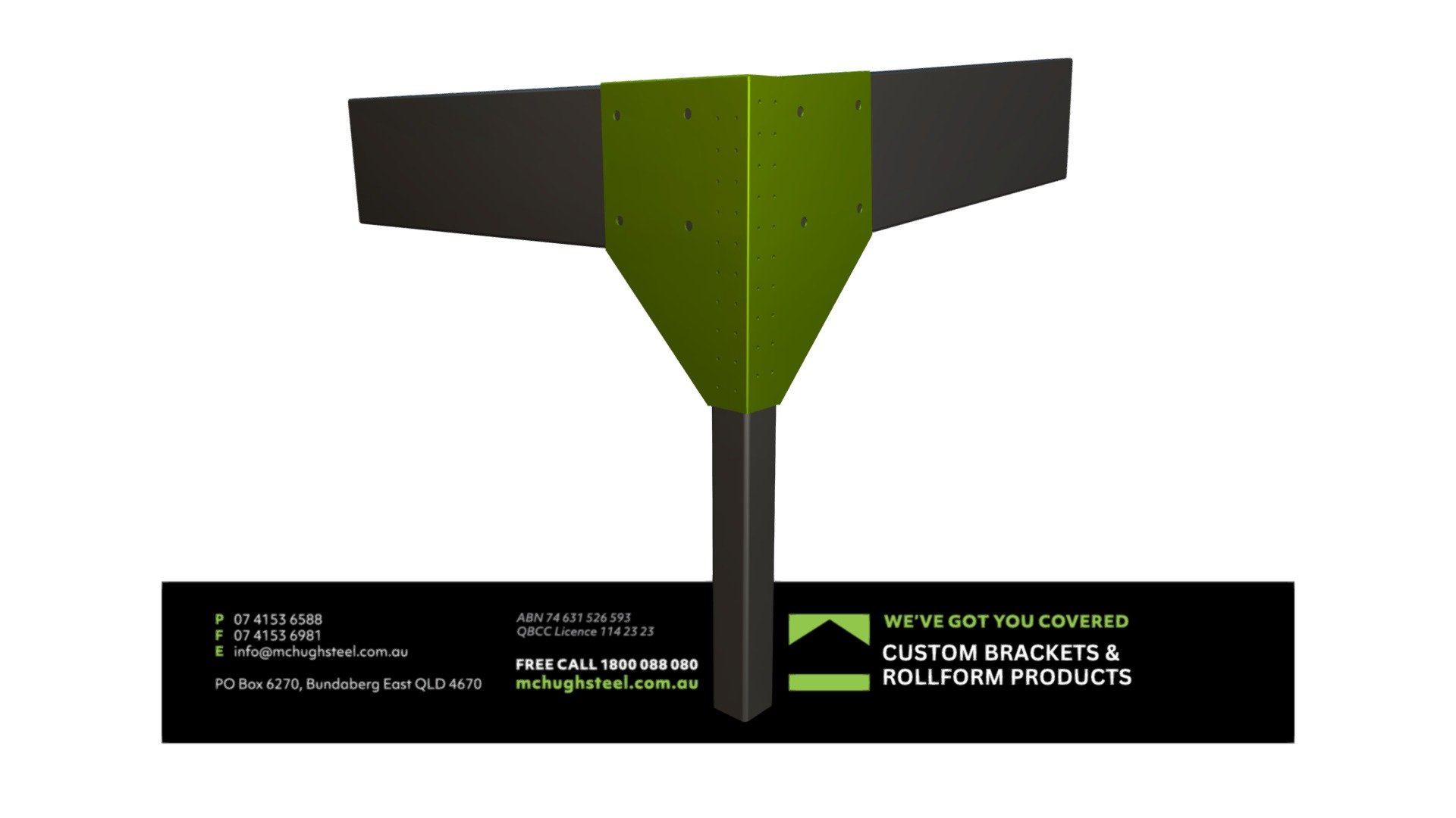 75RHS to C250 5 Deg LS Plate O - 3D model by mchughsteel [81c74ff ...