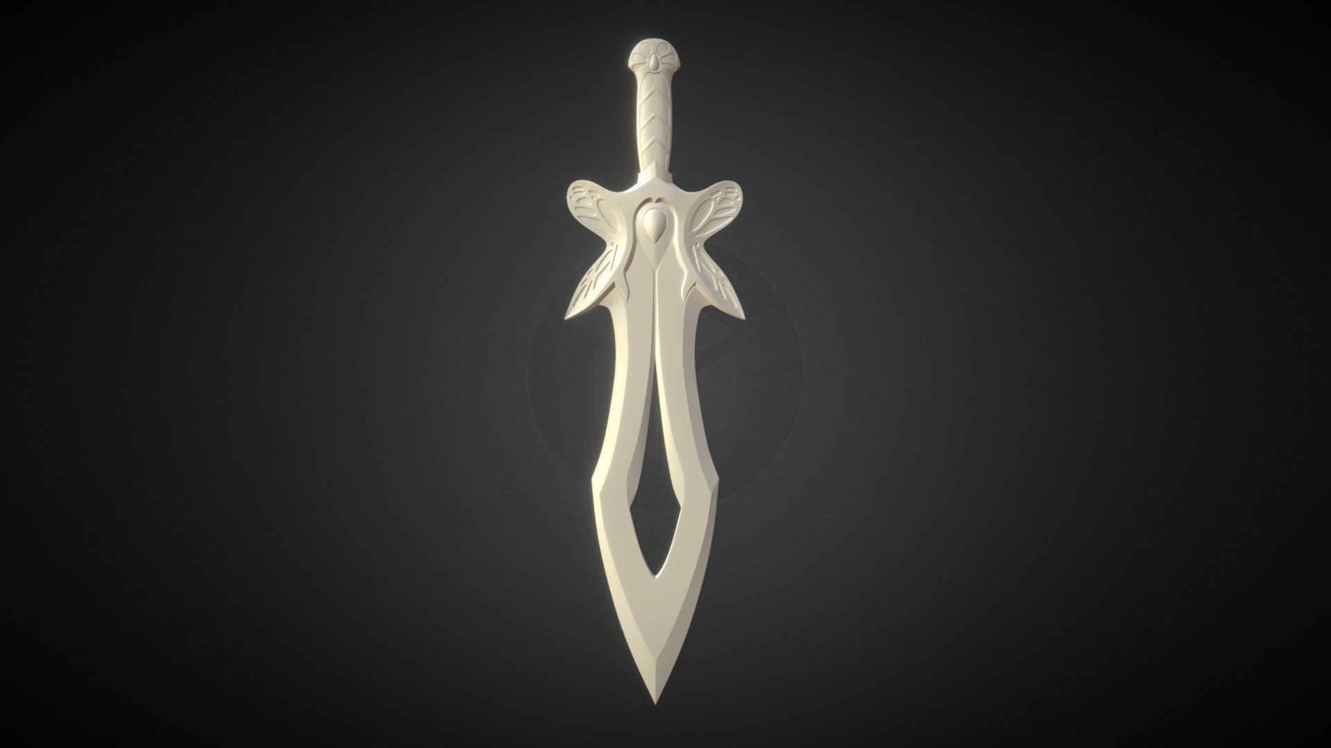 Butterfly Sword - 3D model by N4Arts [81c7b12] - Sketchfab
