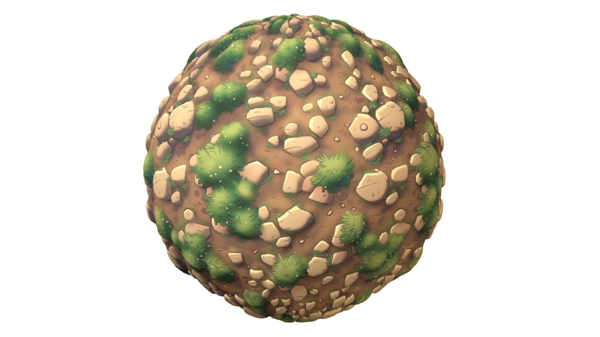 Stylized Ground Seamless Texture - Buy Royalty Free 3D model by ...