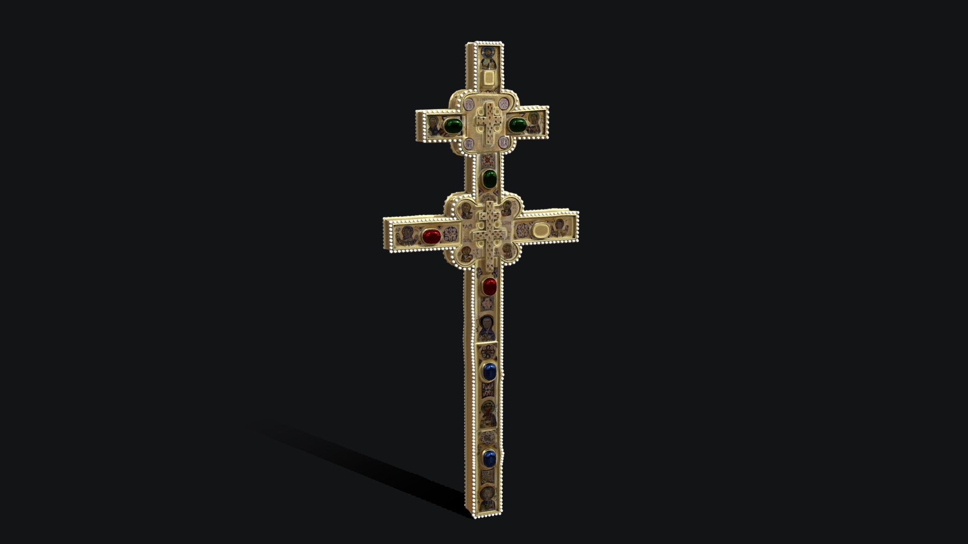 Euphrosyne Cross – Ancient Orthodox Relic - 3D model by RED_MAKS ...