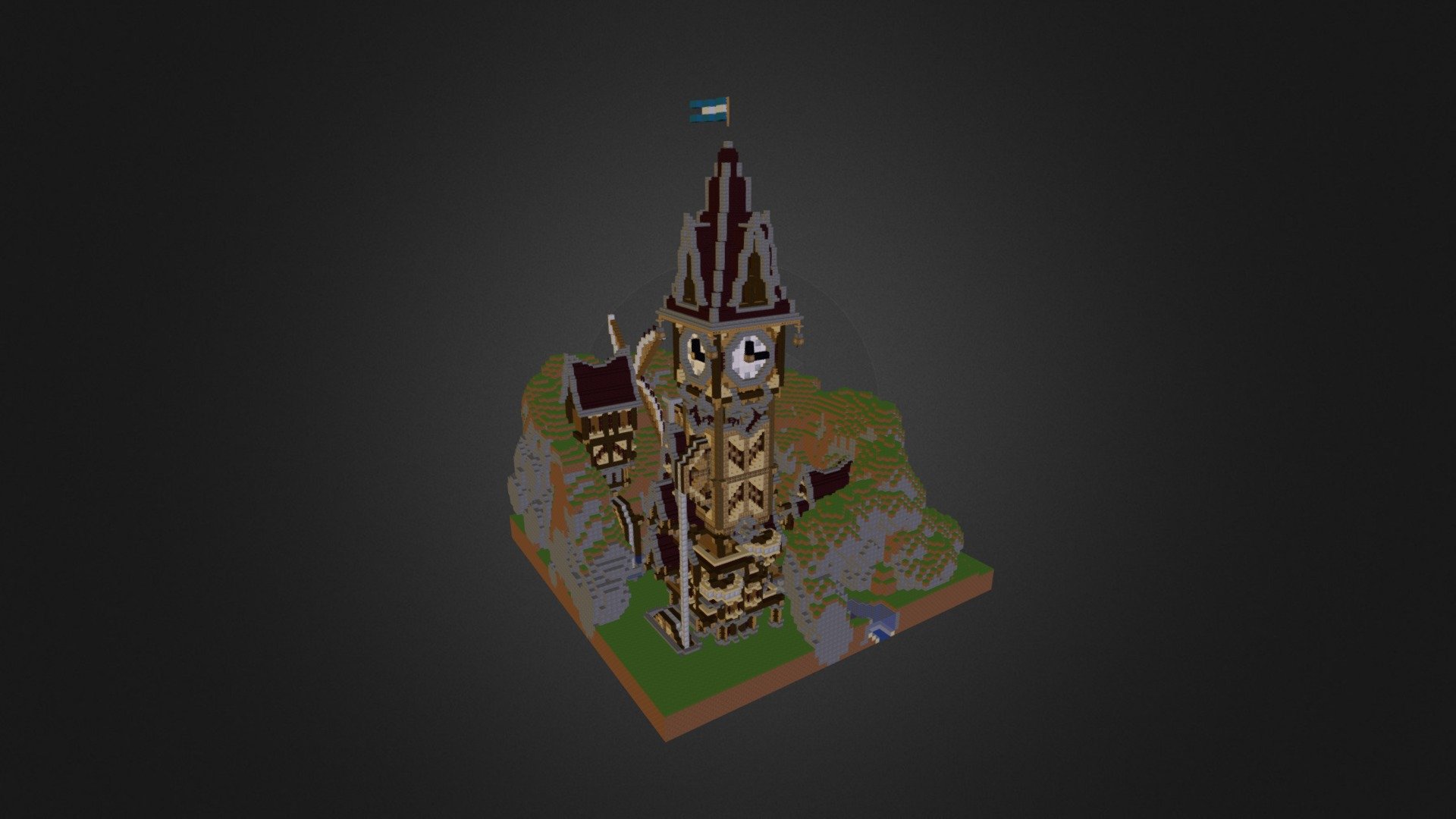 Steampunk steeple by Mekel & Hoolss - 3D model by Mekel [81c9898 ...