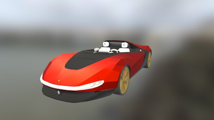 Ferrari-sergio-low-poly 3D models - Sketchfab