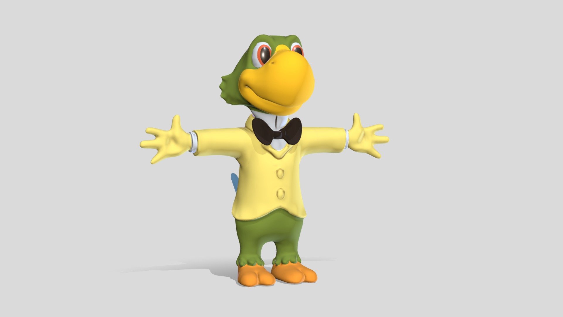 José Carioca - Texturizado - 3D model by Guilherme Lima (@guit0 ...