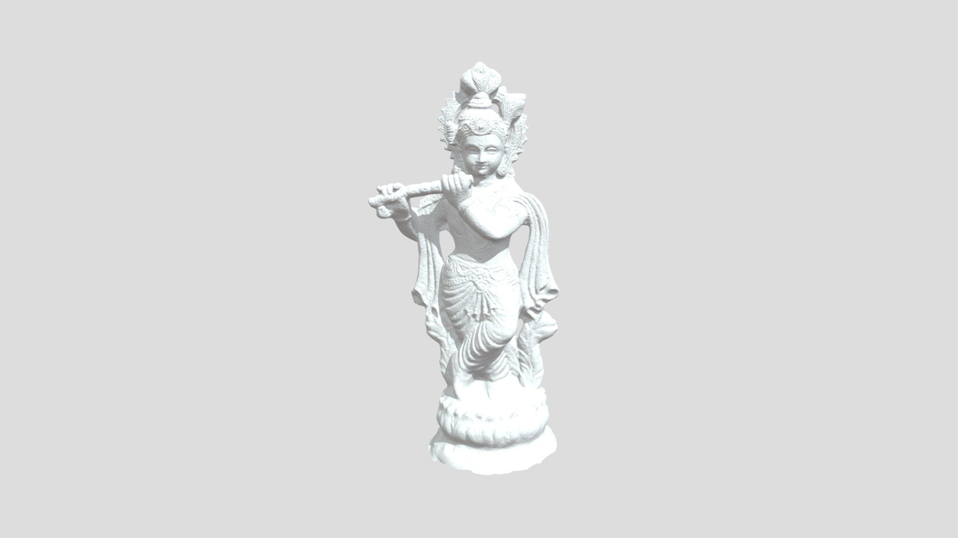Lord Krishna 3D Model - Download Free 3D model by satyapranav2806 ...
