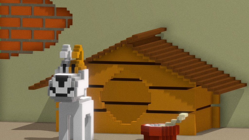 Reksio - Download Free 3D model by kluchek [81cd001] - Sketchfab