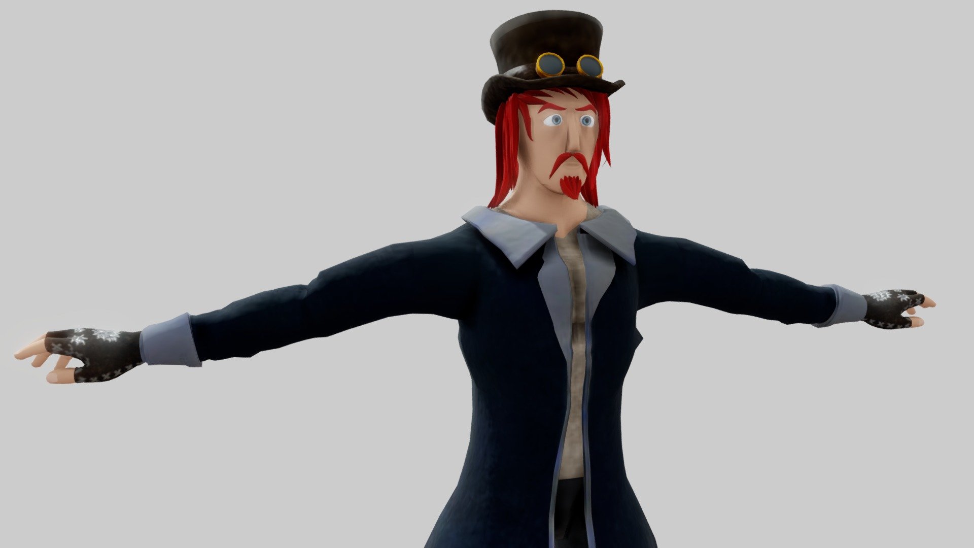 SteamPunk Character - 3D model by Gabriel Adriano (@fantasmano231 ...