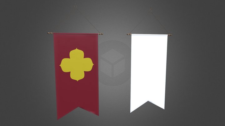 Banner 3D models - Sketchfab