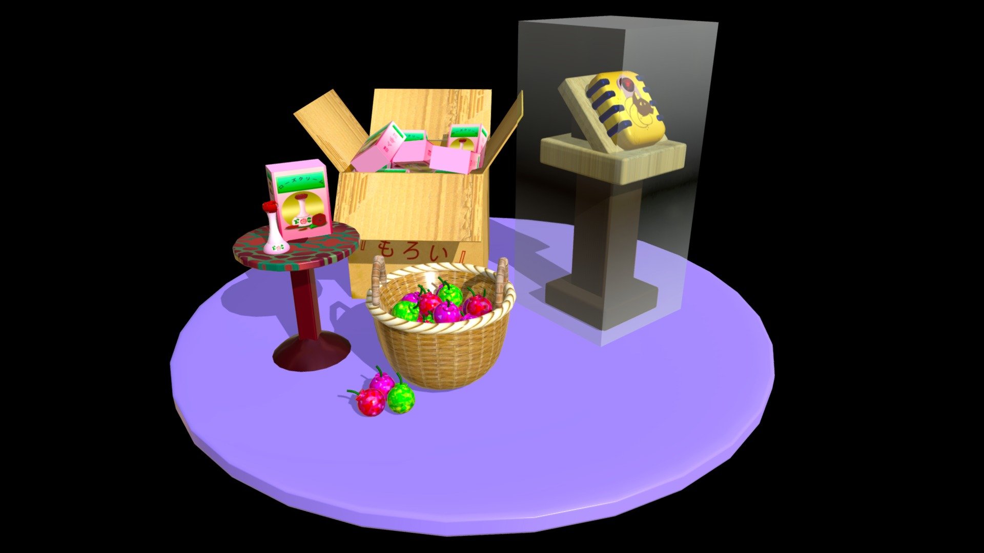 Kokishin Store Items - 3D model by ArachneBytes [81cf34b] - Sketchfab