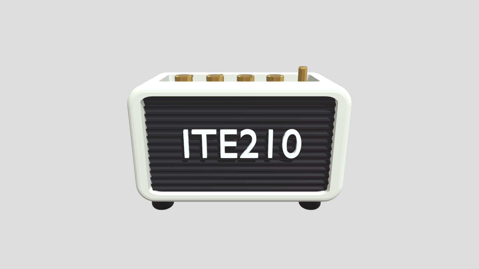 Speaker (ITE210) - Download Free 3D model by Stella Huynh (@stellahuynh ...