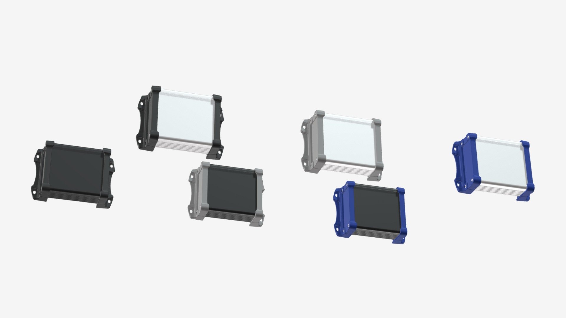 IP65 FLANGED ENCLOSURE - 6 color types - 3D model by takachitec5 ...