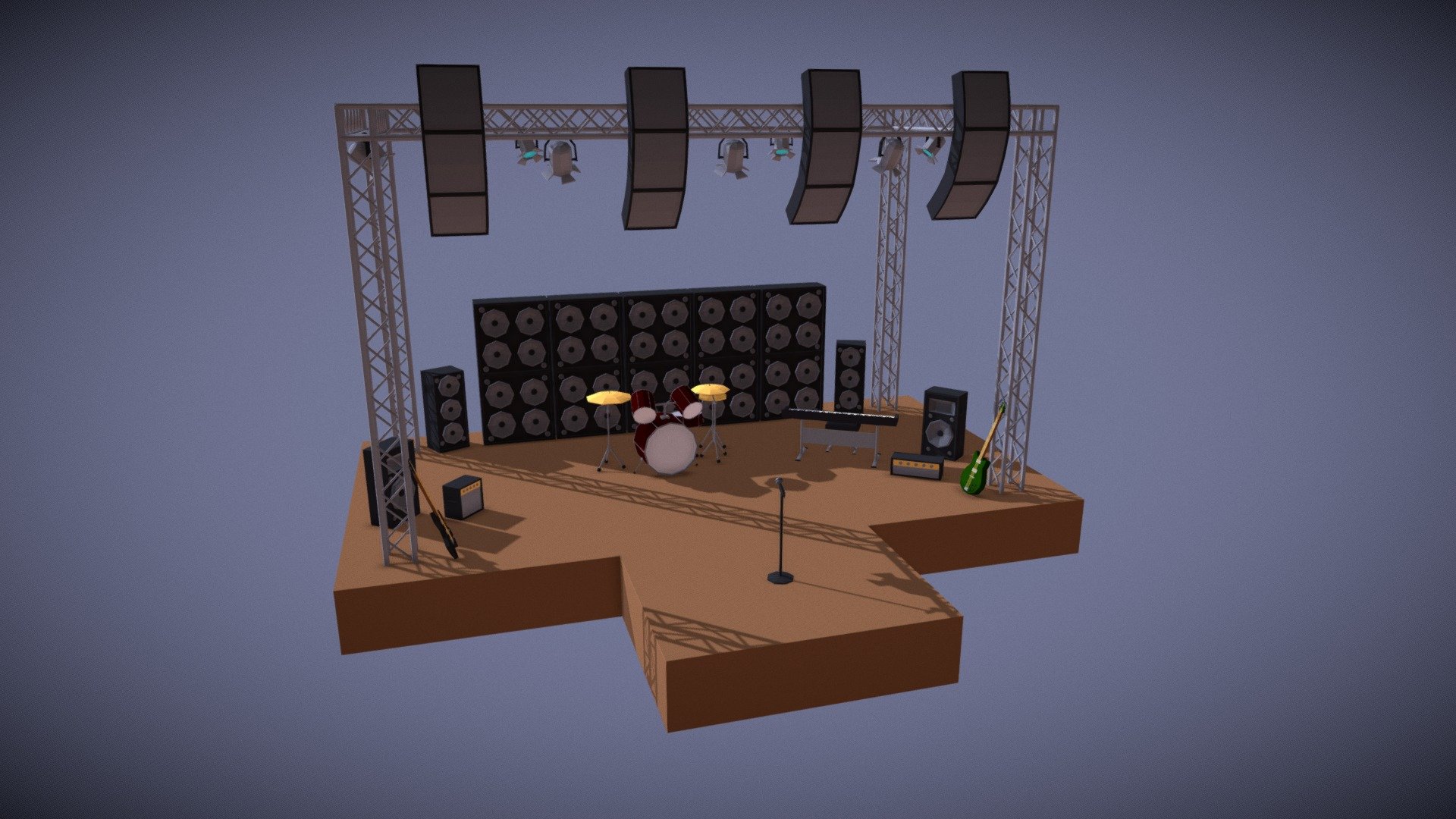 Stage - 3D model by joaquin.apelz [81d39c4] - Sketchfab