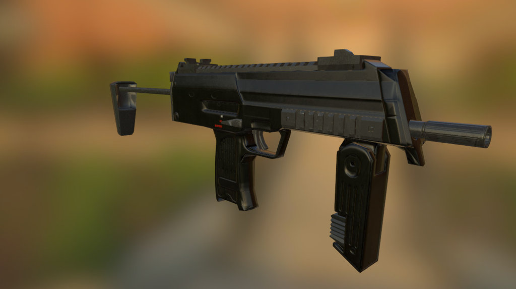 MP7 A1 - 3D model by SpeederX [81d3e95] - Sketchfab