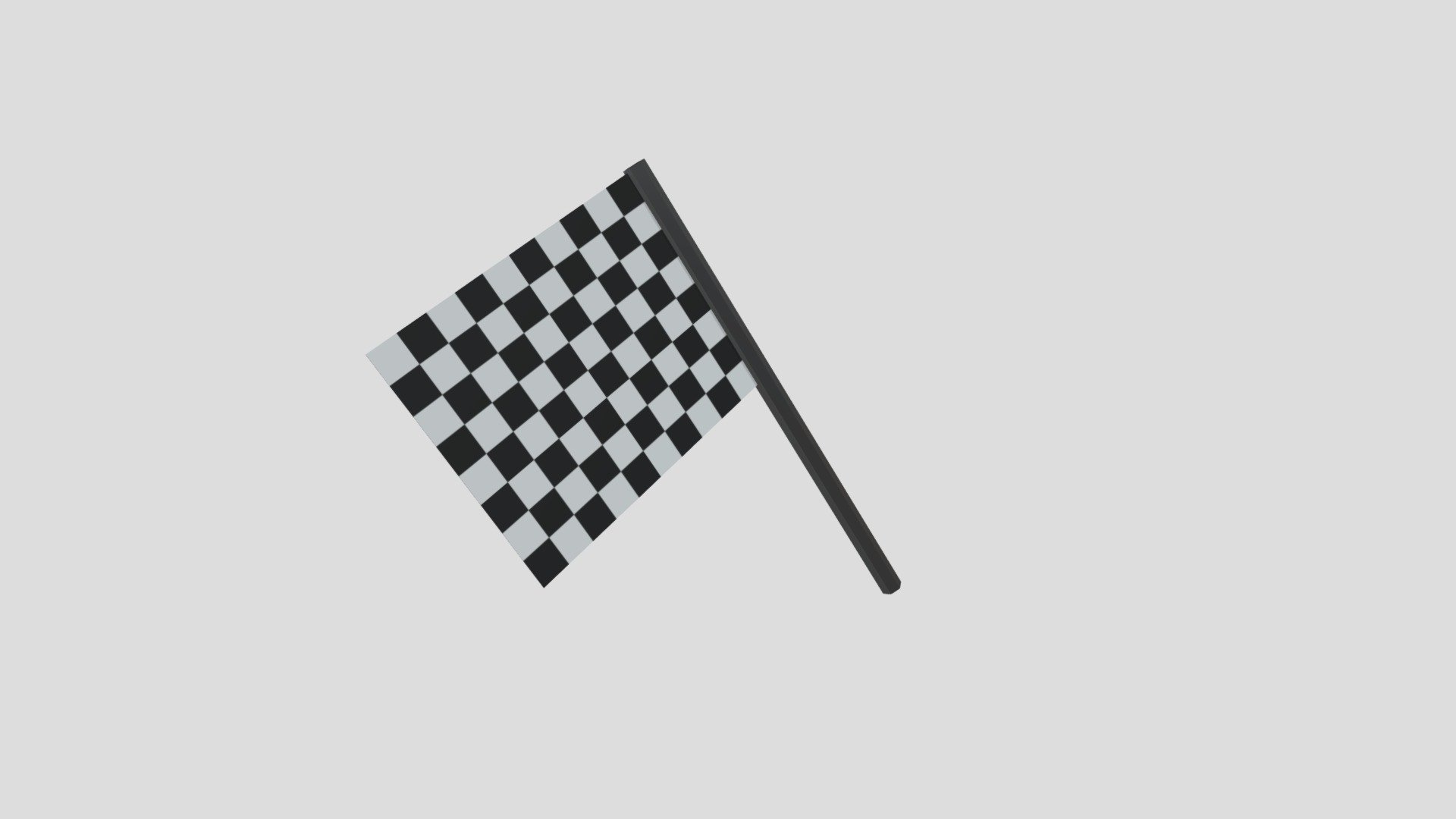 Checkered Flag - 3D model by myrthevdmeulen [81d48ba] - Sketchfab