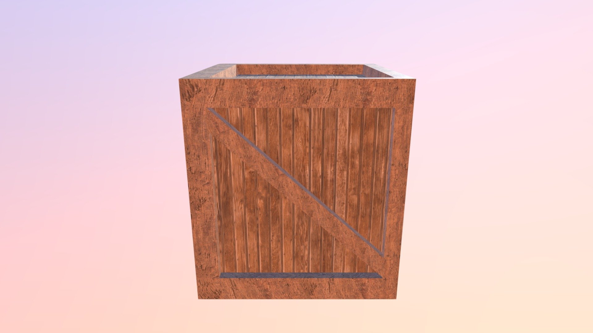 Wooden Box - 3D model by Craig Andrews (@Craig.Andrews) [81d55db ...